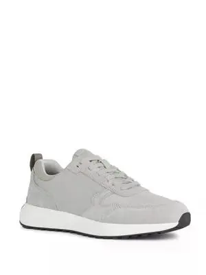 Geox Suede And Textile Sneakers