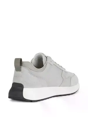 Geox Suede And Textile Sneakers