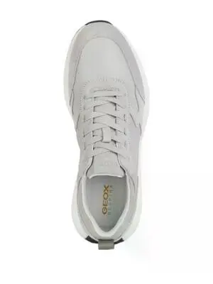 Geox Suede And Textile Sneakers