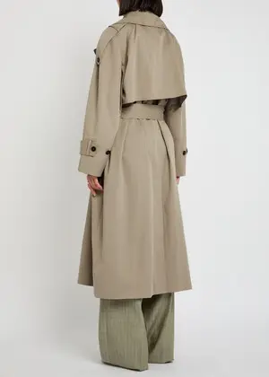 SKALL STUDIO Mahsa Belted Organic Cotton Trench Coat