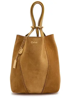 Chloé Spin Mini Suede Tote