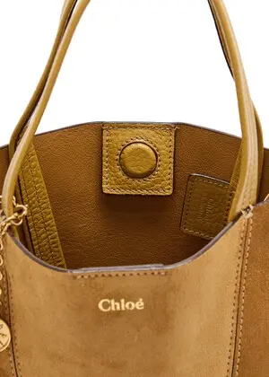Chloé Spin Mini Suede Tote