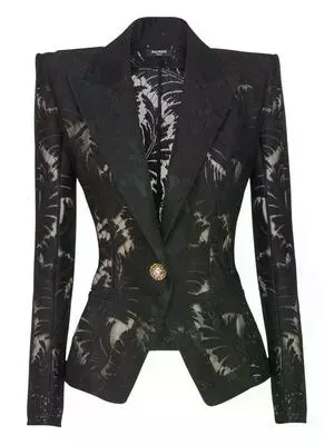 Balmain Lace Fitted Jacket
