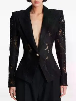 Balmain Lace Fitted Jacket