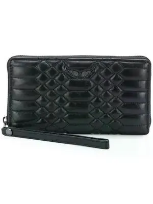 Zadig&Voltaire Compagnon Matelassé Wallet - Black