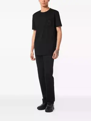 BILLIONAIRE Crest Round-neck T-shirt - Black