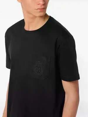 BILLIONAIRE Crest Round-neck T-shirt - Black
