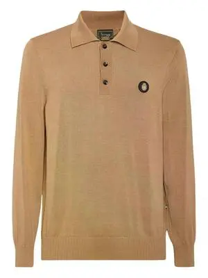 BILLIONAIRE Logo-appliqué Polo Shirt - Neutrals