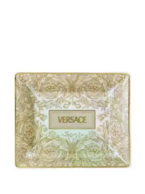 Versace Barocco-print Square Ashtray