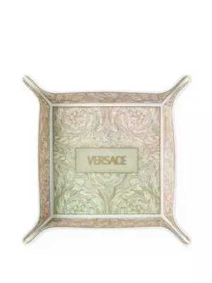 Versace Barocco-print Tray - Neutrals