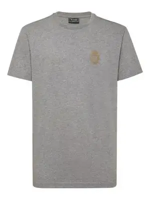 BILLIONAIRE Crest Round-neck T-shirt - Grey