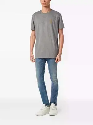 BILLIONAIRE Crest Round-neck T-shirt - Grey