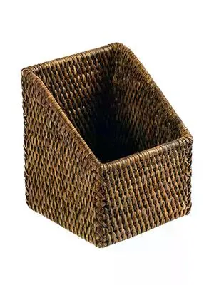SAMBONET Rectangular Basket - Brown