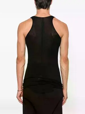 Rick Owens Basic Rib Tank Top - Black