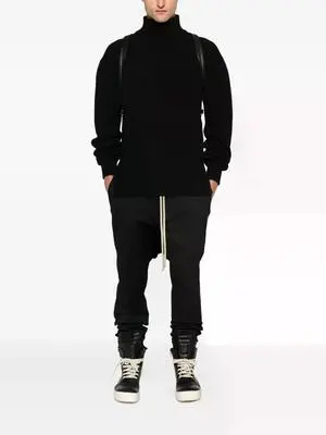Rick Owens High-neck Sweater - Black