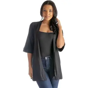 24seven Comfort Apparel Relaxed Knitwear For Women