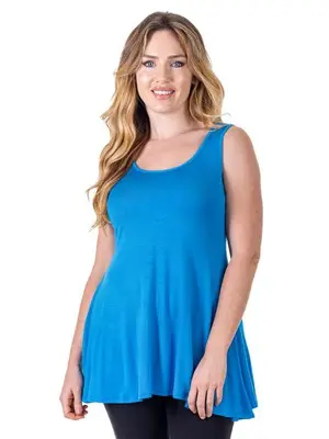24seven Comfort Apparel Tank Kaftans Tunics