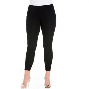 24seven Comfort Apparel High Rise Bottoms For Women