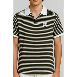 D.RT Stripe Polo