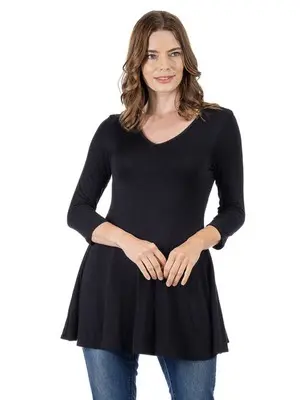 24seven Comfort Apparel Belted Kaftans Tunics