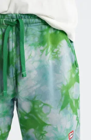 ICECREAM Villain Tie-dye Fleece Shorts - Castle Rock
