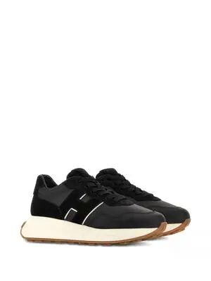 Hogan Leather Panelled Sneakers