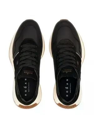 Hogan Leather Panelled Sneakers