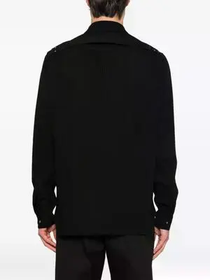 Rick Owens Wool Shirt Jacket - Black