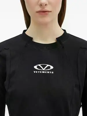 Vetements Exposed-seam T-shirt