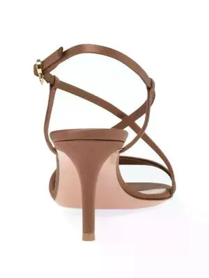 GIANVITO ROSSI Satin Heeled Sandals