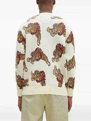 WACKO MARIA X Tim Lehi Tiger-patterned Cardigan