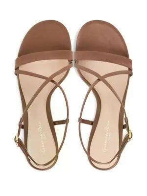 GIANVITO ROSSI Satin Heeled Sandals