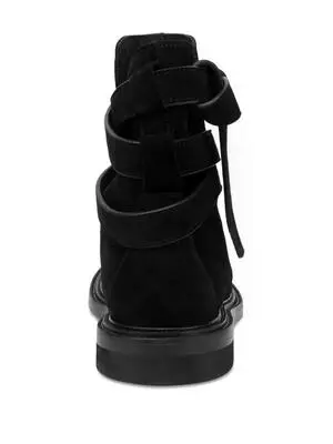 Moschino Buckle-embellished Ankle Boots