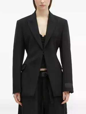 Vetements Structured Blazer With Logo Patch