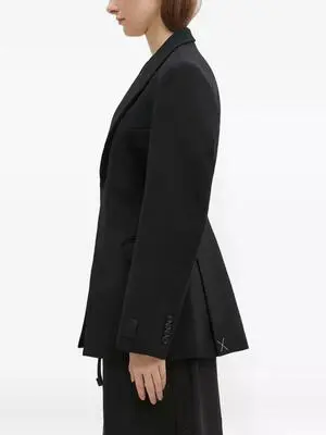 Vetements Structured Blazer With Logo Patch