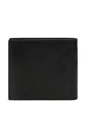 Burberry Embossed-check Bi-fold Wallet