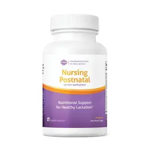 FAIRHAVEN HEALTH Milkies Nursing Postnatal Lactation Supplement & Postnatal Vitamin 60 Capsules - One-color