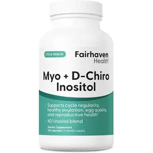FAIRHAVEN HEALTH Myo + D-chiro Inositol 120 Capsules - One-color