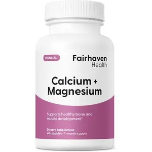 FAIRHAVEN HEALTH Calcium + Magnesium 60 Capsules - One-color