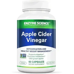 ENZYME SCIENCE Apple Cider Vinegar 60 Capsules - One-color