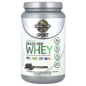 GARDEN OF LIFE Sport Grass Fed Whey Protein Chocolate 672 Grams - One-color