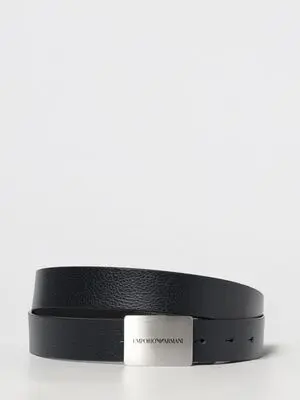 Emporio Armani Leather Belt - Blue