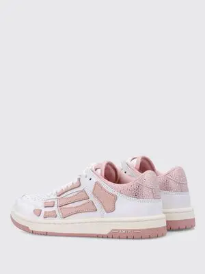 Amiri Embossed Bone Sneakers