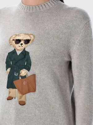 Polo Ralph Lauren Embellished Bear Pullover Sweater