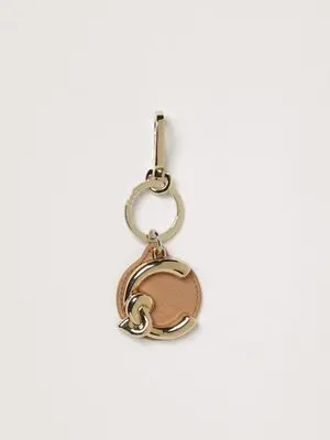 COCCINELLE Key Chain Nude