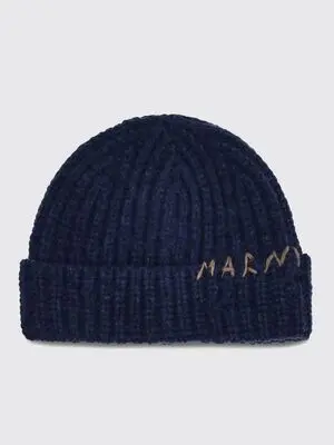 Marni Ribbed Hat - Blue