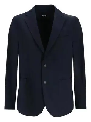BOSS Single-breasted Patch-pocket Blazer