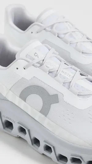 On Cloudmonster Sneakers - White Glacier