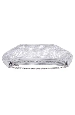 Nina Daryn Chain Top Handle Bag - Silver