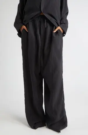 Balenciaga Fluid Cupro Tailored Pants